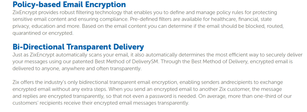 Zix Advanced Email Encryption – ANS