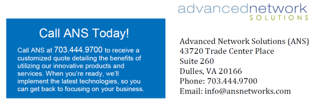 Network Design and Build – ANS